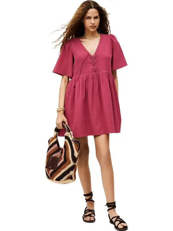 Ba&sh Gardner Mini Dress - Pink