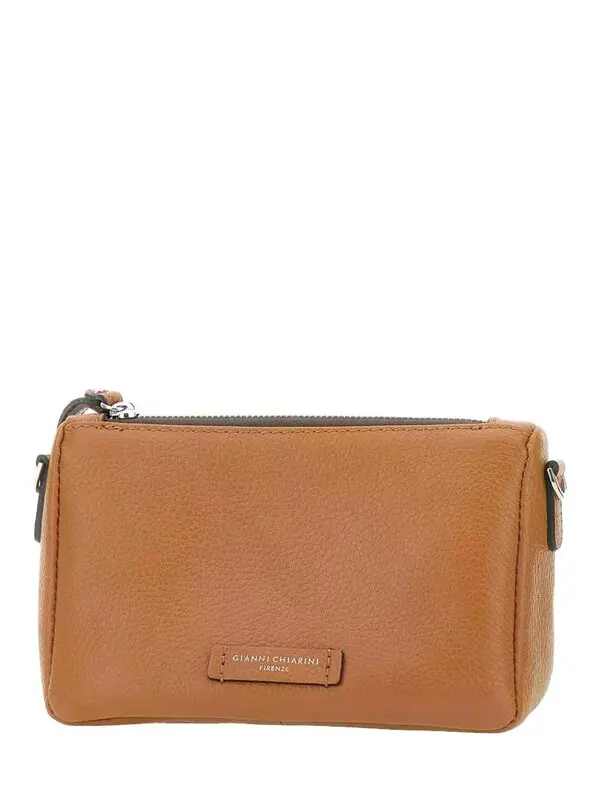GIANNI CHIARINI Leather Wristlet - Brown