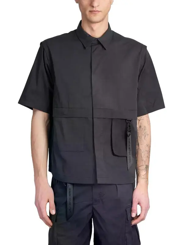 Alpha Industries Pocket-detail Short-sleeve Shirt - Black