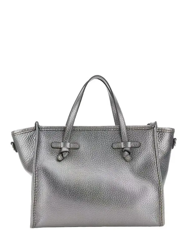 MARCELLA CLUB Leather Tote Bag - Grey