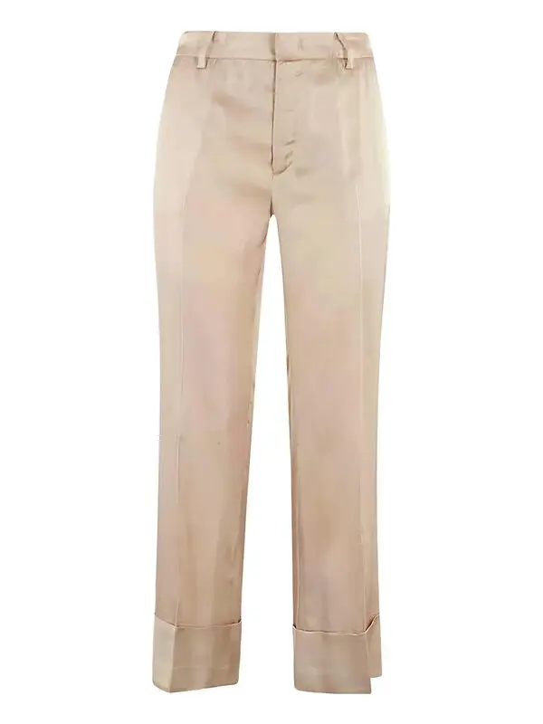 N°21 Straight-leg Trousers - Neutrals