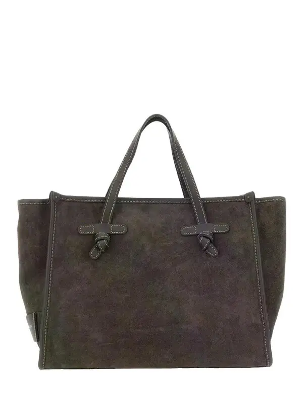 MARCELLA CLUB Suede Tote Bag - Brown