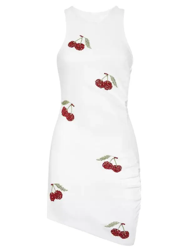 Philipp Plein Crystal-embellished Dress - White