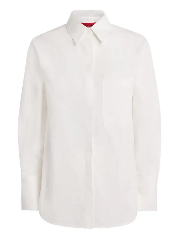 Max & Co. Cotton Poplin Shirt - White