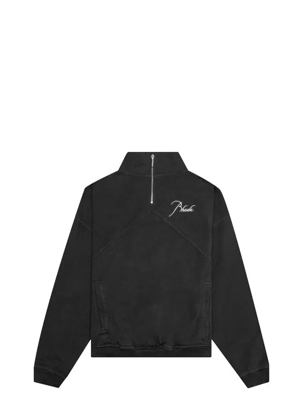 Rhude Quarter Zip - Black