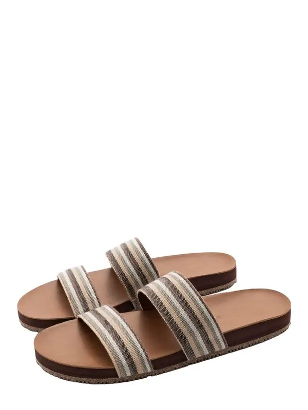FEELGOODZ Zensole Vistas Double Strap Slide Sandals - Sienna