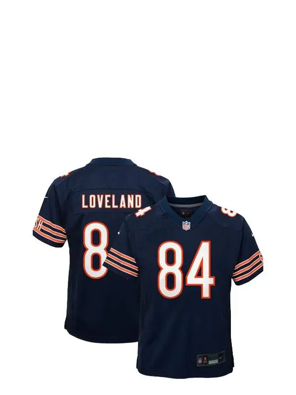 Nike Youth Colston Loveland Chicago Bears Team Game Jersey - Navy