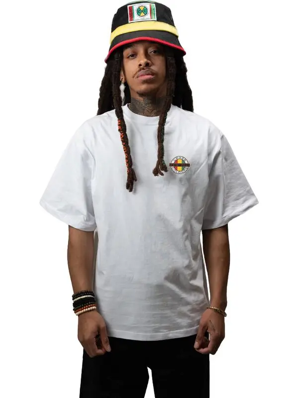 CROSS COLOURS Livin Phat T-shirt - White