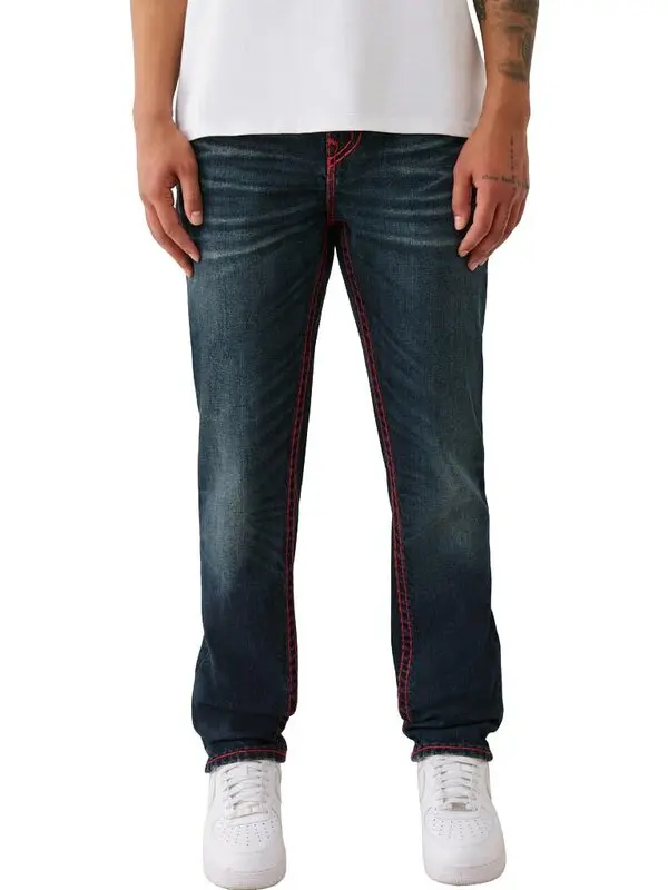 True Religion Rocco Super T Skinny Jeans - Tidal Waves Dark Wash