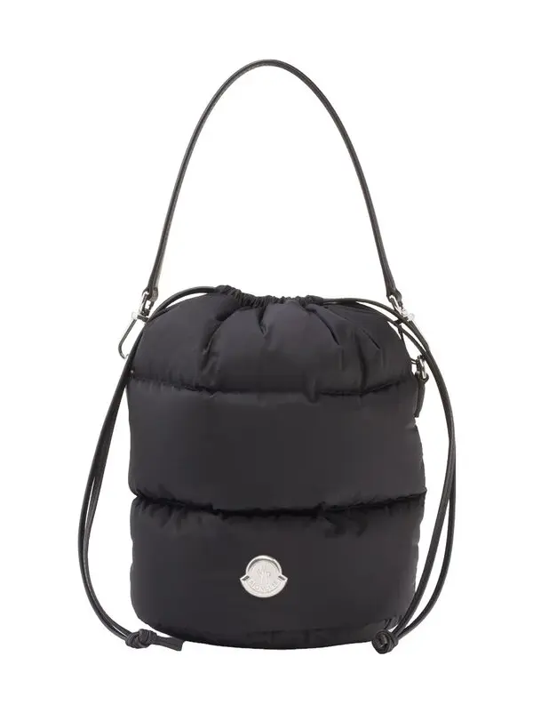Moncler Caradoc Quilted Bucket Bag - Black