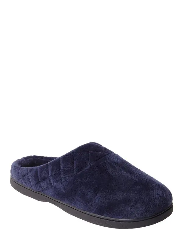 DEARFOAMS Darcy Quilted Clog Slipper - Peacoat