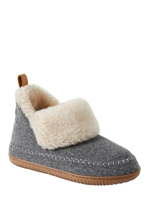 DEARFOAMS Moritz Bootie Slipper - Grey