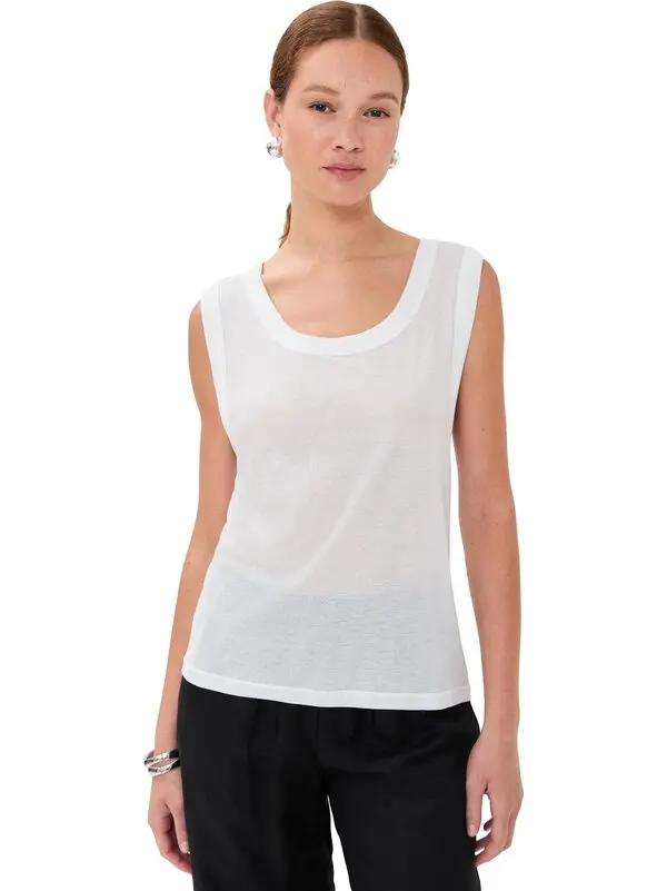 Co Jersey Tank Top - Ivory