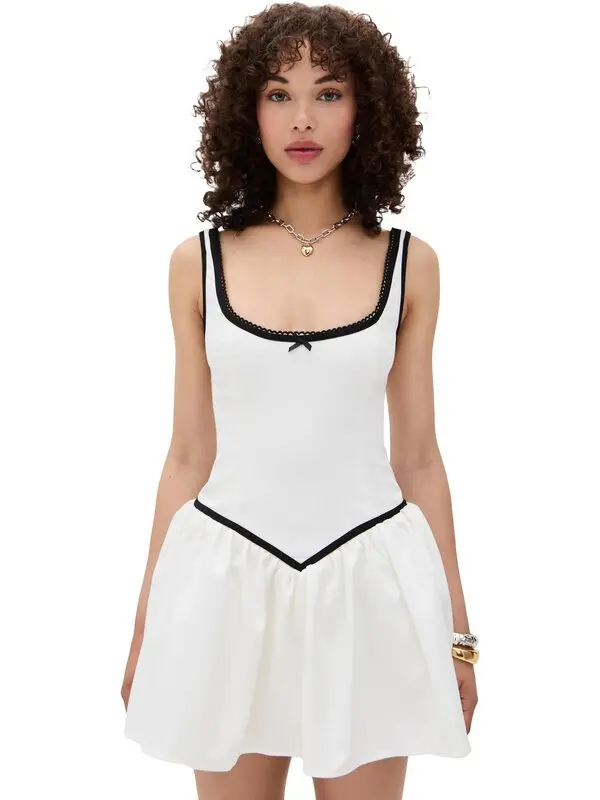 RUNAWAY THE LABEL Adaline Mini Dress - White