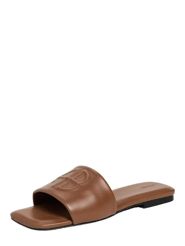 ANINE BING Ria Slides - Cognac