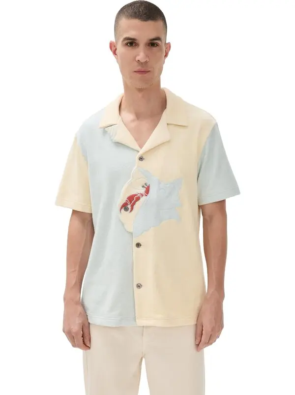 TOMBOLO Hermit Crabana Cabana Shirt - Blue