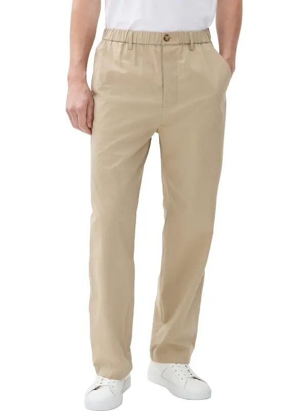 FRAME Easy Trousers - Oxford Beige