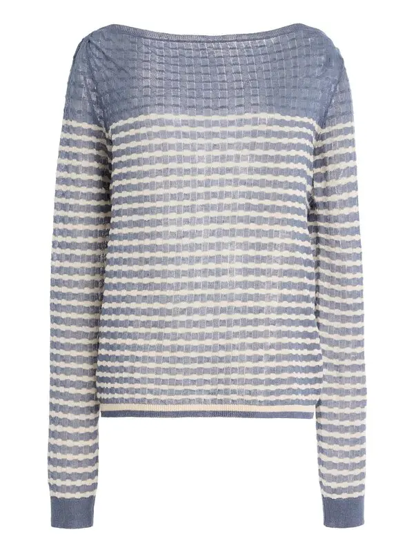 Proenza Schouler White Label Britta Breto-d Knit Sweater - Stripe