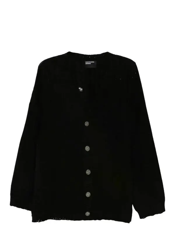 Enfants Riches Déprimés Asymmetrical Cardigan - Black