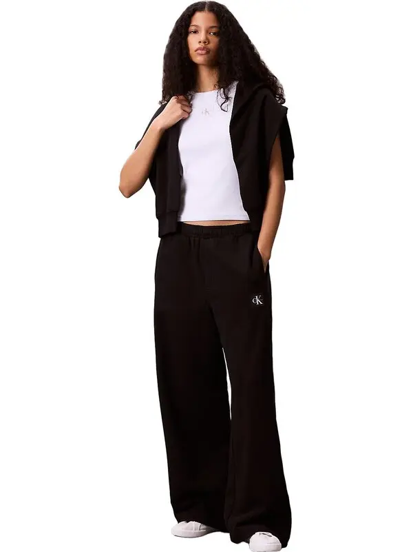 Calvin Klein French Terry Relaxed Fit Sweatpants - Black