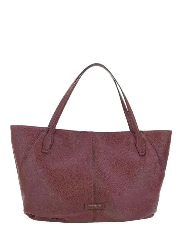 GIANNI CHIARINI Leather Tote Bag - Purple