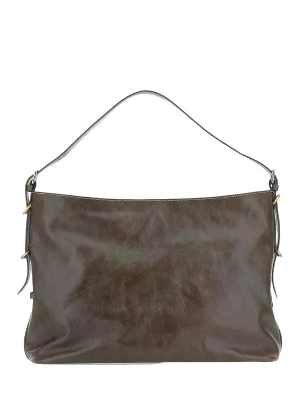GIANNI CHIARINI Leather Tote Bag - Brown