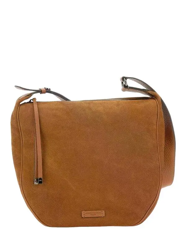 GIANNI CHIARINI Leather Shoulder Bag - Brown