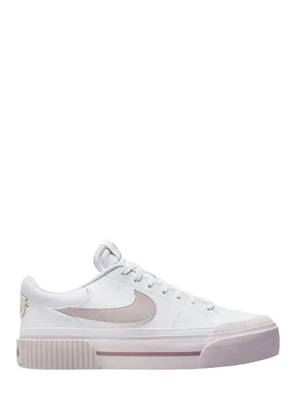 Nike Court Legacy Lift Sneakers - White/smokey Mauve/platinum Violet