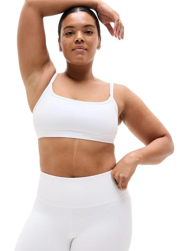 Athleta Square Neck Bra D-dd - Bright White
