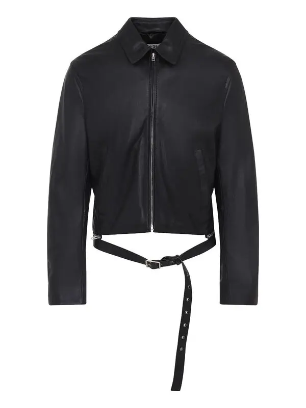 Acne Studios Lamb Leather Jacket - Black