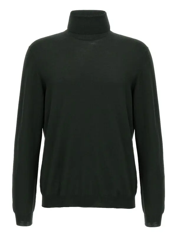 ZANONE Wool Turtleneck Sweater - Green