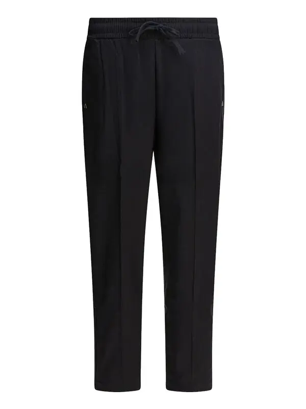 ALTUM Straight-leg Trousers With Elastic Waistband - Black