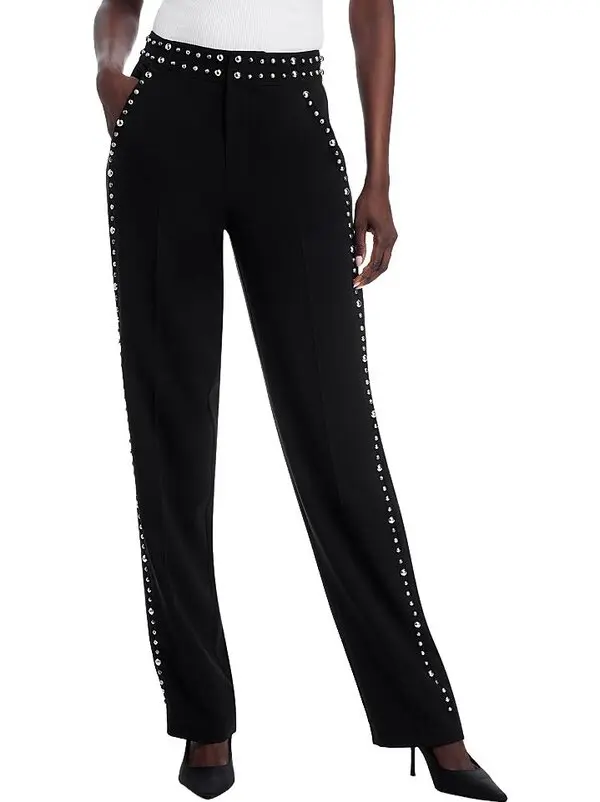 Cinq À Sept Olga Studded Pants - Black