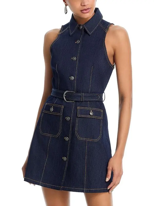 Cinq À Sept Andree Denim Mini Dress - Indigo
