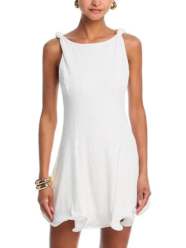 Line & Dot Celesta Mini Dress - White Multi