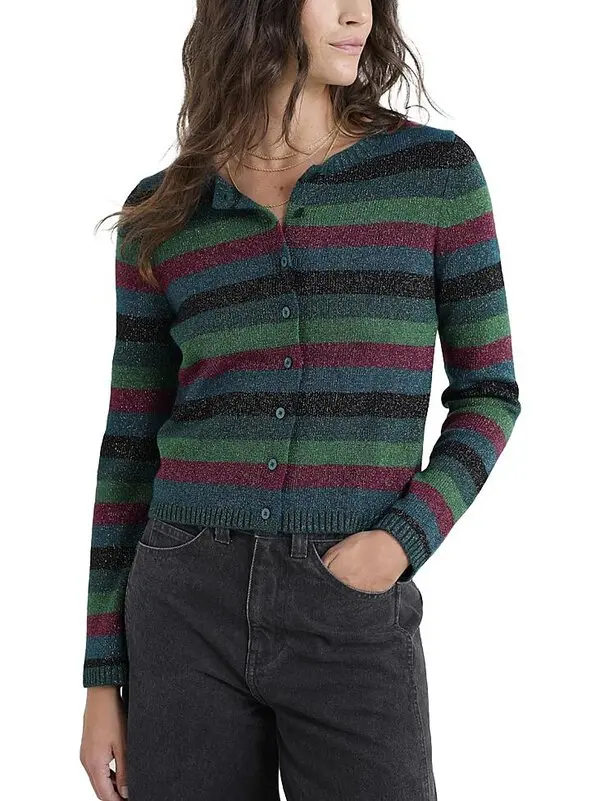 SEASALT CORNWALL Tern Tide Cardigan - Cornish Dark Wreckage Multi