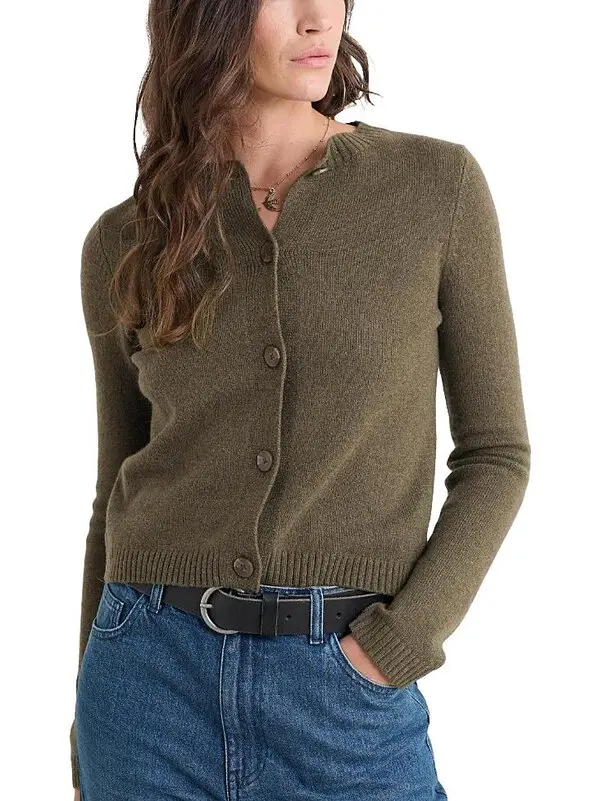 SEASALT CORNWALL Tern Tide Cardigan - Rich Olive