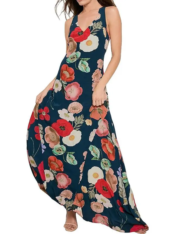 AS By DF Juliet Maxi Dress - Field Of Poppies
