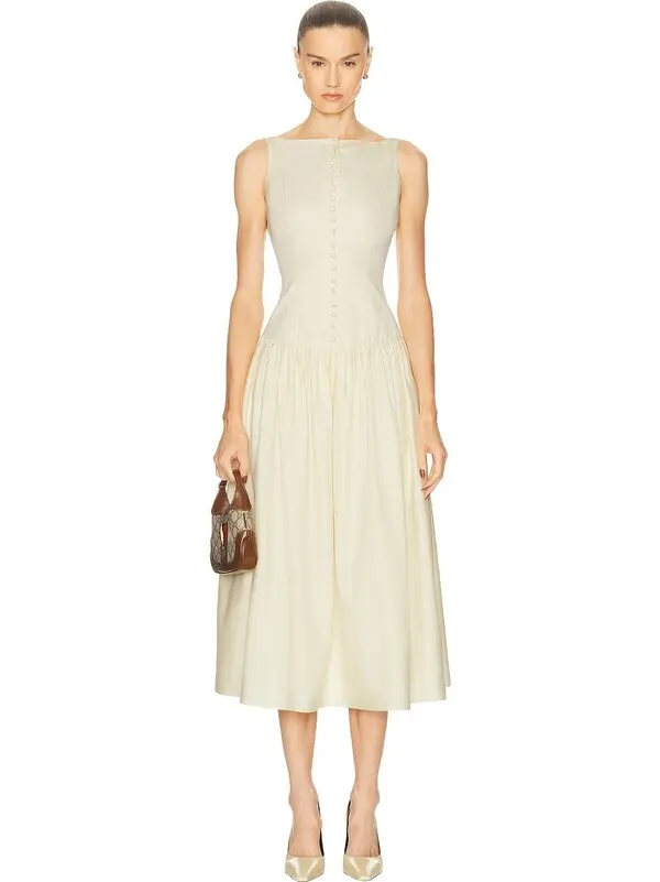 MIRROR PALAIS Lady Length Dress - Butter