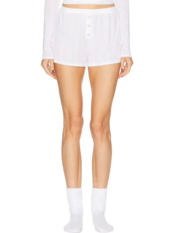 NEGATIVE UNDERWEAR Whipped Boyfriend Short - White