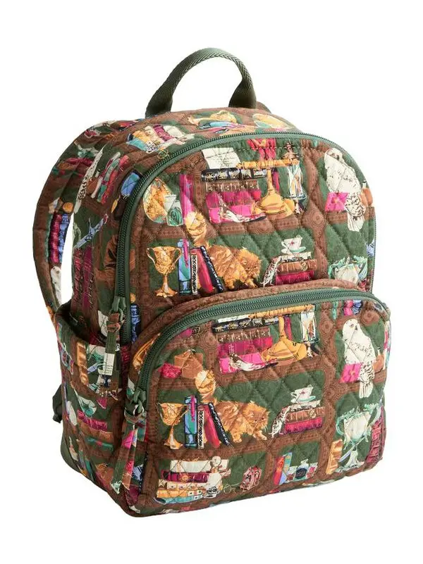 VERA BRADLEY Harry Potter™ Small Banbury Backpack In Hogwarts Library - Green