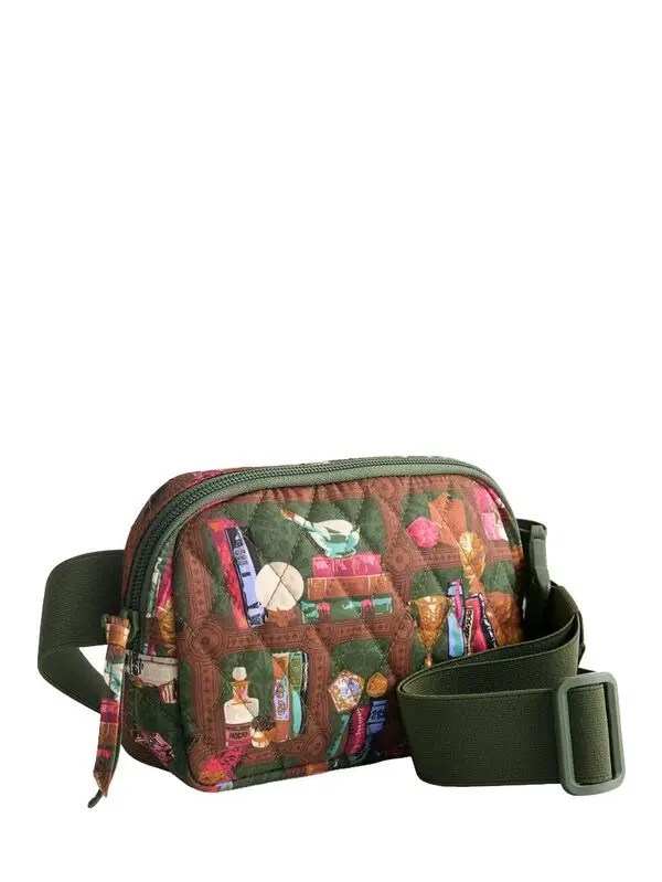 VERA BRADLEY Harry Potter™ Woodward Small Belt Bag In Hogwarts Library - Green