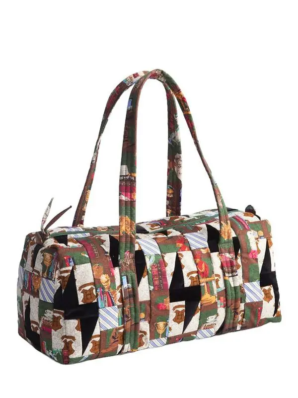 VERA BRADLEY Harry Potter™ Small Original Duffel In Hogwarts Library Patchwork - Black