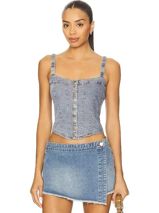 Heartloom Diane Top - Blue