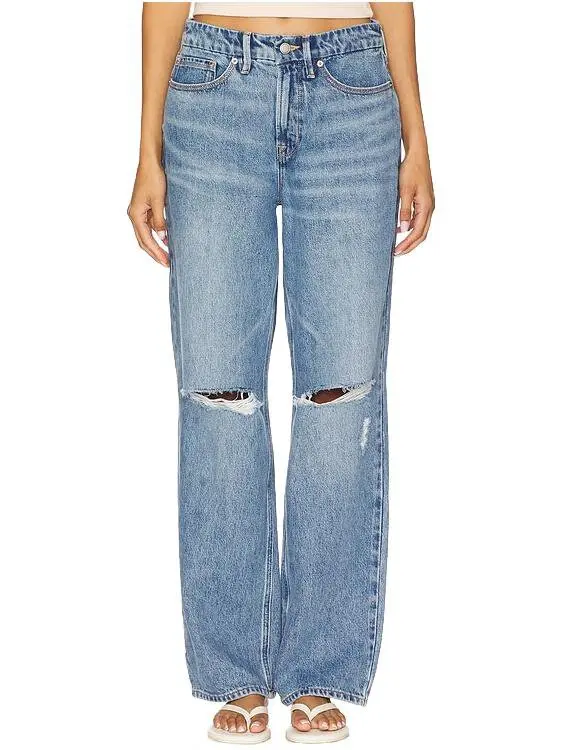 Good American Good 90s Relaxed Jeans - Blue
