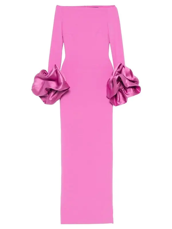 Solace London Talia Maxi Dress - Fuchsia