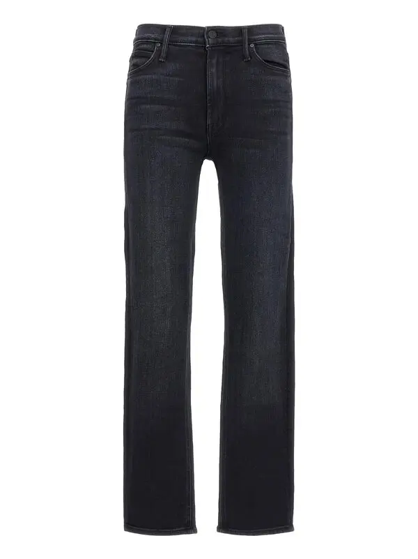 MOTHER The Mid Rise Dazzler Jeans - Black