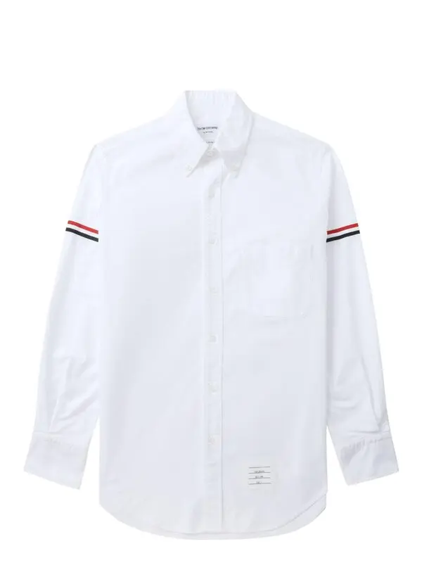 Thom Browne Rwb Cotton Shirt - White
