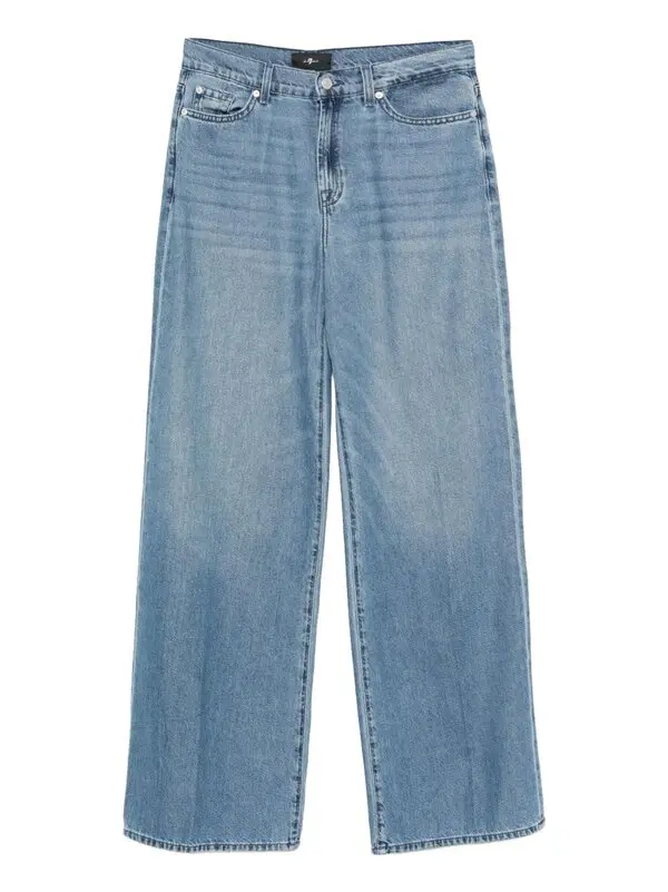 SEVEN Wide Leg Denim Jeans - Blue