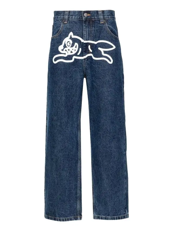 ICECREAM Running Dog Denim Jeans - Blue